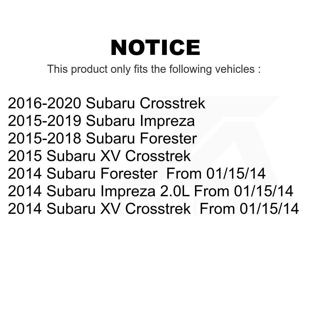 Front Wheel Bearing Hub Assembly 70-513413 For Subaru Forester Crosstr ...